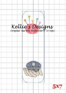 Police Officer In His Hands Bookmark – Kellie's Designs