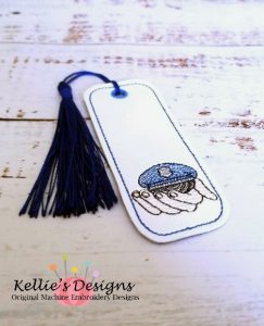 Police Officer In His Hands Bookmark – Kellie's Designs