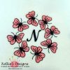 Butterfly Monogram N – Kellie's Designs