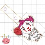 Scary Clown Snap Tab Set – Kellie's Designs