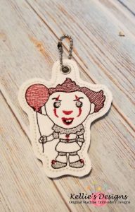 Scary Clown Snap Tab Set – Kellie's Designs